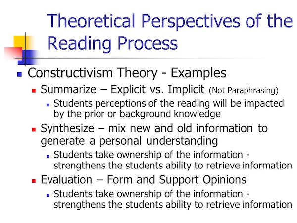 Theories of Reading